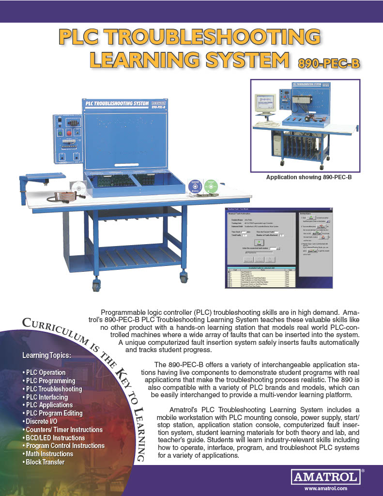 PLC Troubleshooting Workstation | Amatrol